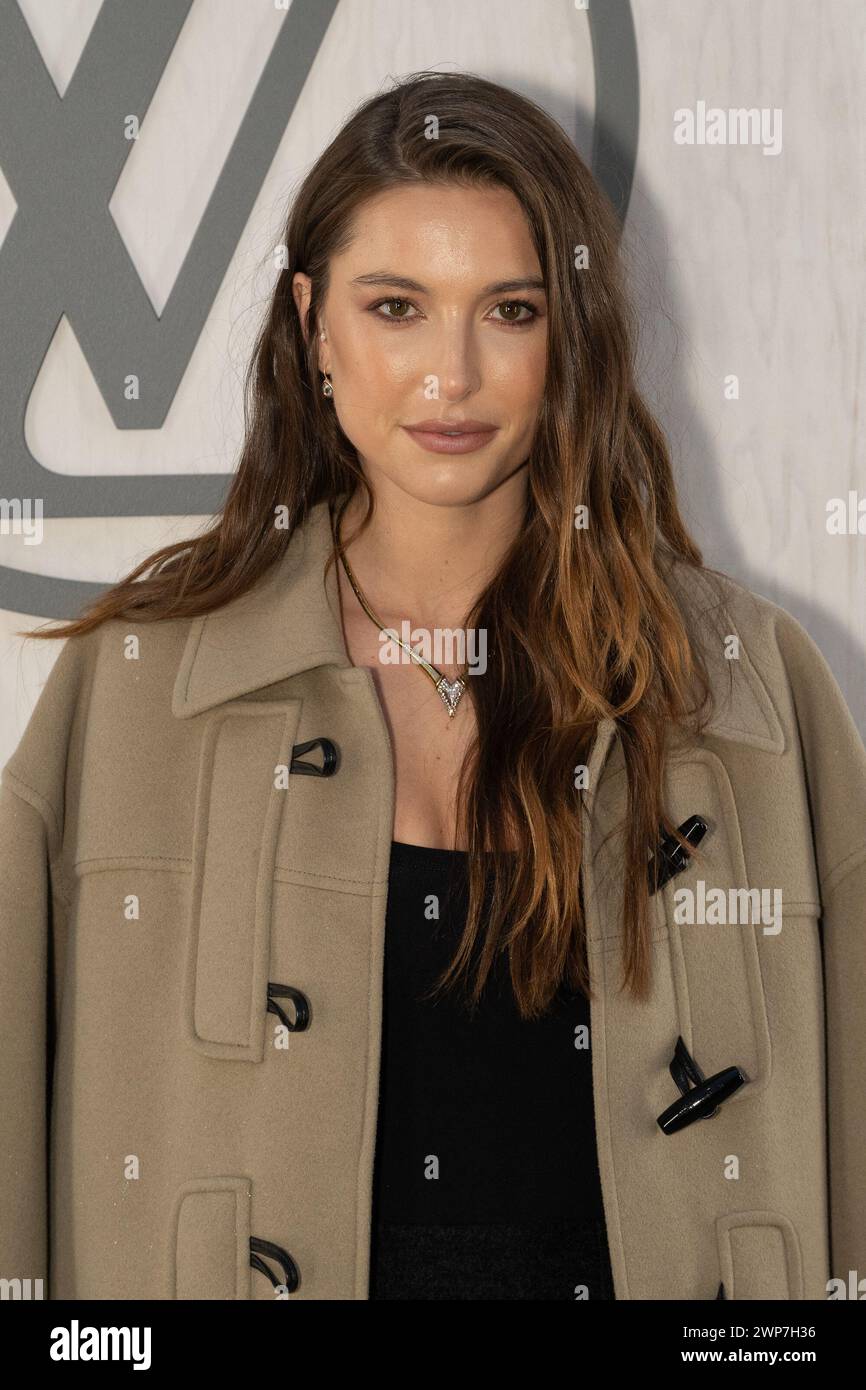 Paris, France. 05th Mar, 2024. Eve Jobs attends the Louis Vuitton ...