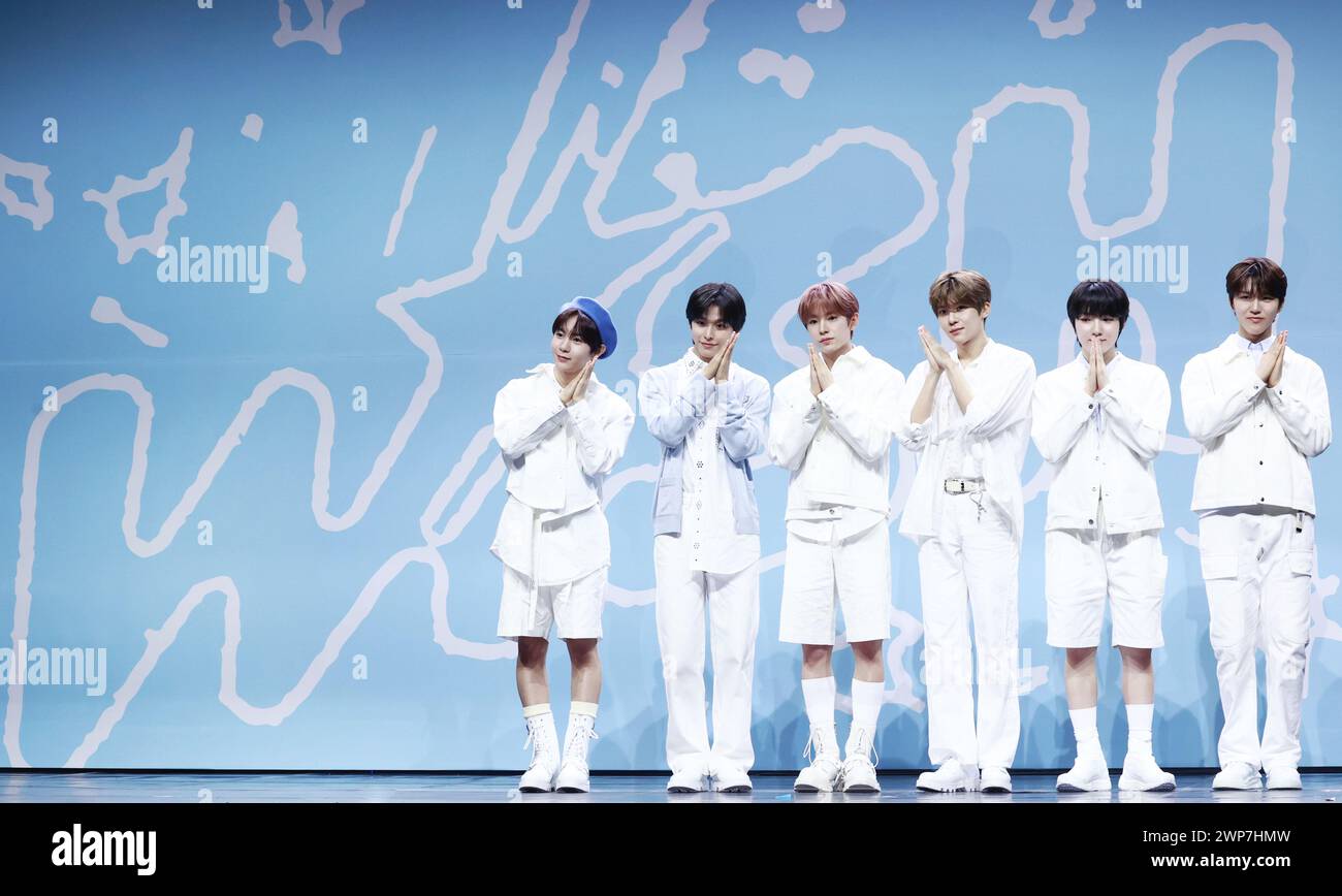 06th Mar, 2024. S. Korean boy group NCT WISH South Korea boy group NCT ...