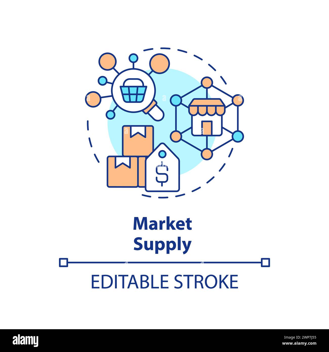 Market supply multi color concept icon Stock Vector Image & Art - Alamy Market supply multi color concept icon Stock Vector Image & Art - Alamy
