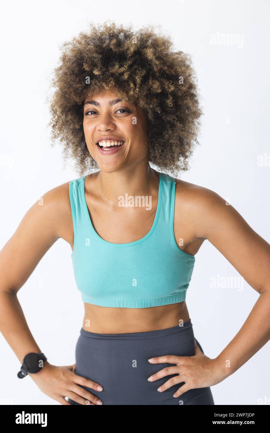 Confident biracial woman hi-res stock photography and images - Alamy