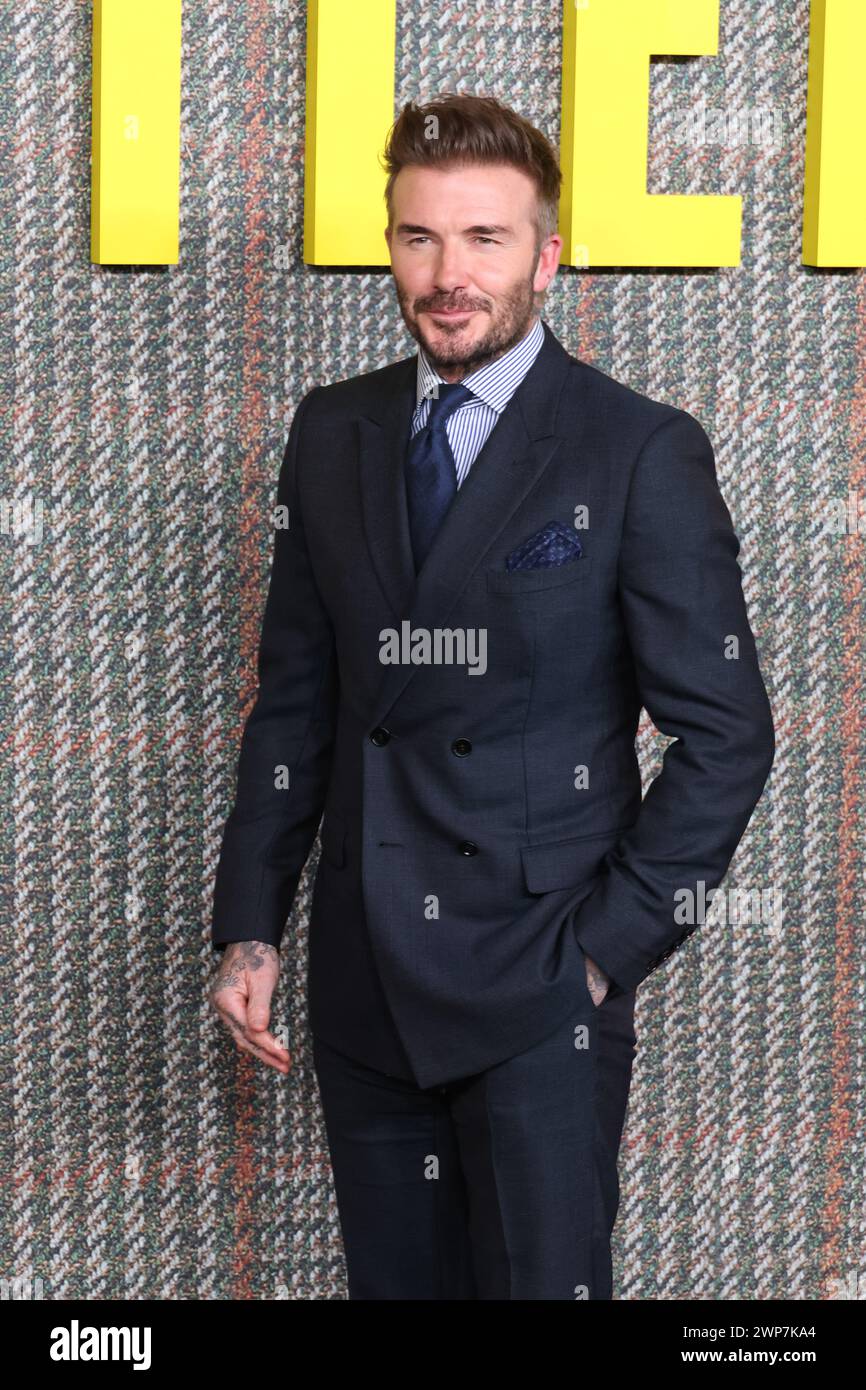 David Beckham, THE GENTLEMEN UK Series Global Premiere, Theatre Royal, Drury Lane, London, UK ...