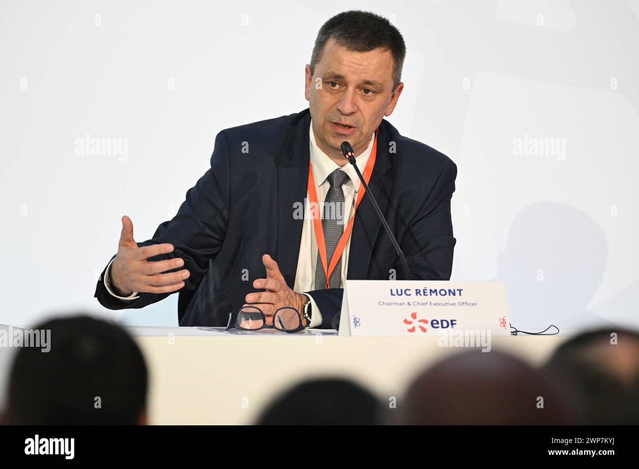 Praha, Czech Republic. 05th Mar, 2024. Luc Remont, CEO of French power ...