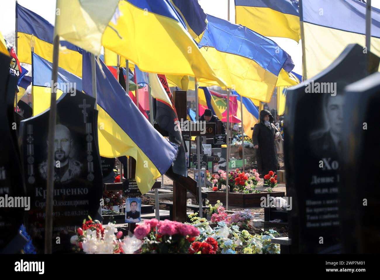 Non Exclusive: KHARKIV, UKRAINE - MARCH 2, 2024 - Weather-beaten ...