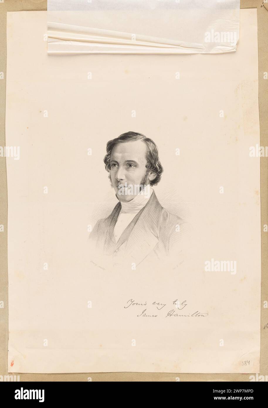 This 1862 portrait of Reverend James Hamilton, a Presbyterian minister ...