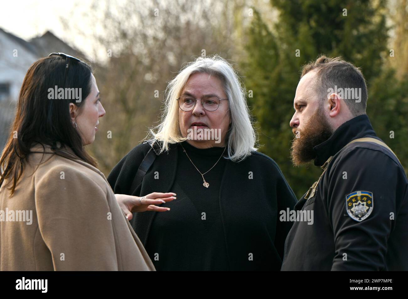 LVIV, UKRAINE - MARCH 5, 2024 - Members of the public are seen during a ...