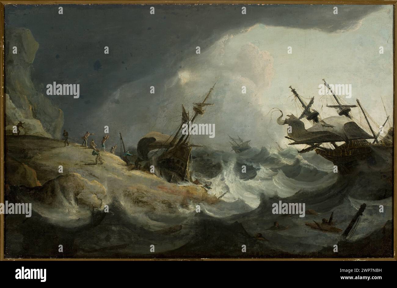 Breakdown of the circles during the storm; Bakhuizen, Ludolf (1630/1631-1708); around 1694 (1694 ...