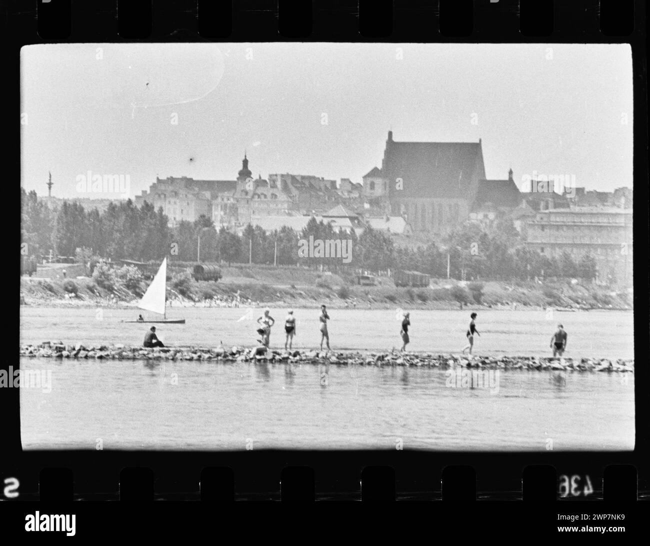 View old town towards Black and White Stock Photos & Images - Alamy