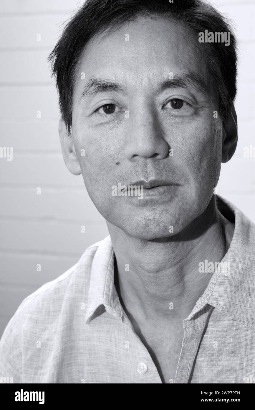 B&W portrait of a Japanese man in his fifties Stock Photo - Alamy