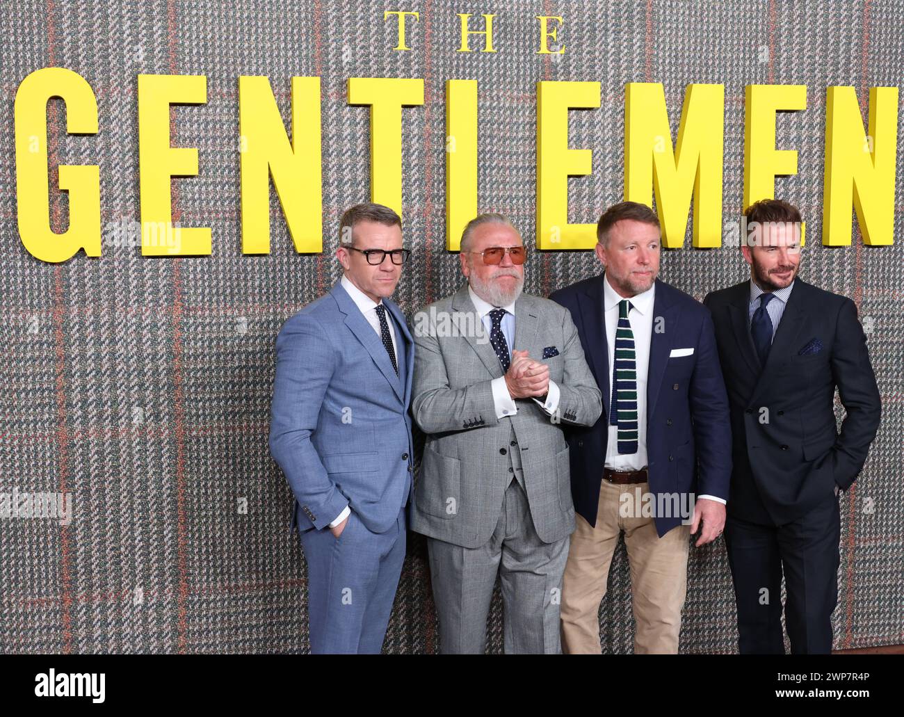 Max Beesley, Ray Winstone, Guy Ritchie and David Beckham, THE GENTLEMEN UK Series Global ...