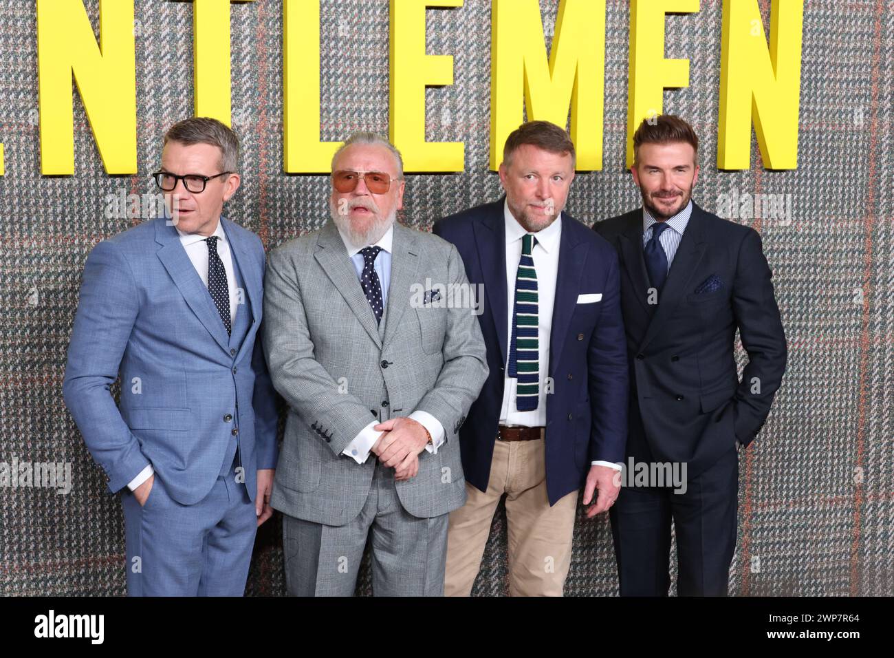 Max Beesley, Ray Winstone, Guy Ritchie and David Beckham, THE GENTLEMEN UK Series Global ...