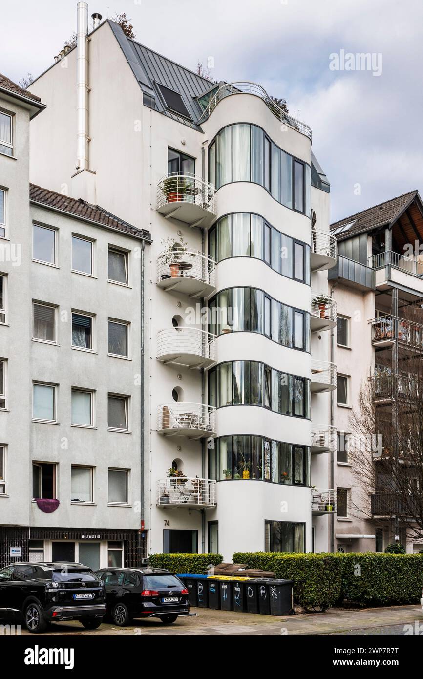 house at Luetticher street in the Belgian Quarter, Cologne, Germany ...