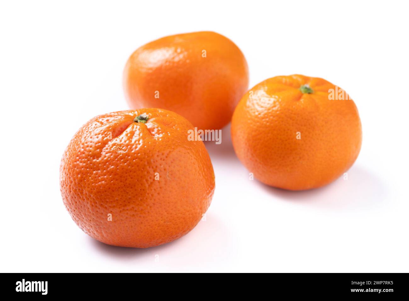 Fresh tangerines isolated on white background Stock Photo - Alamy