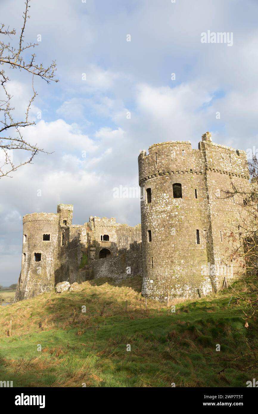 UK, Wales, Carew Castle Stock Photo - Alamy
