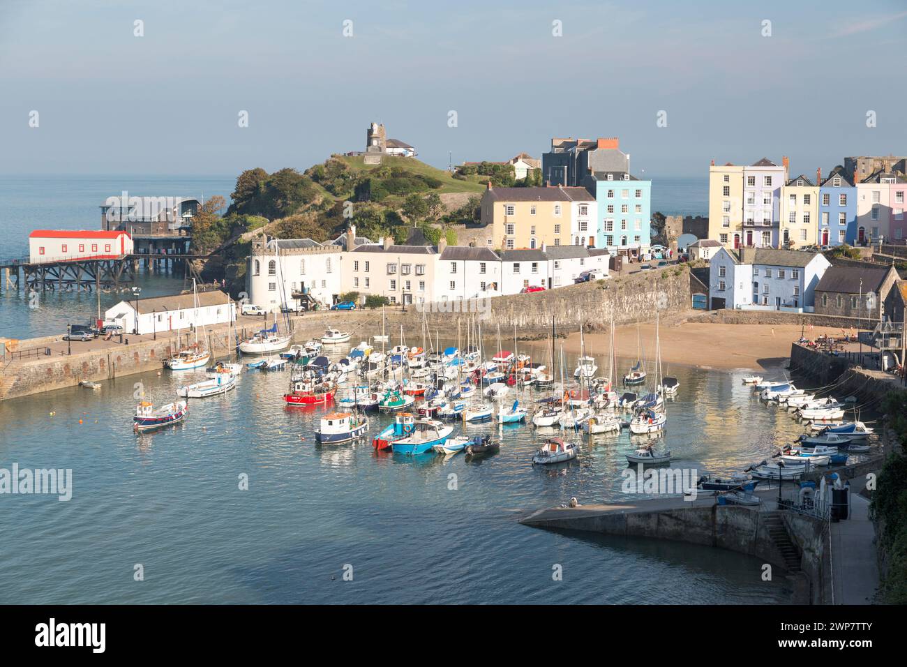 Tenby harbour view hi-res stock photography and images - Alamy