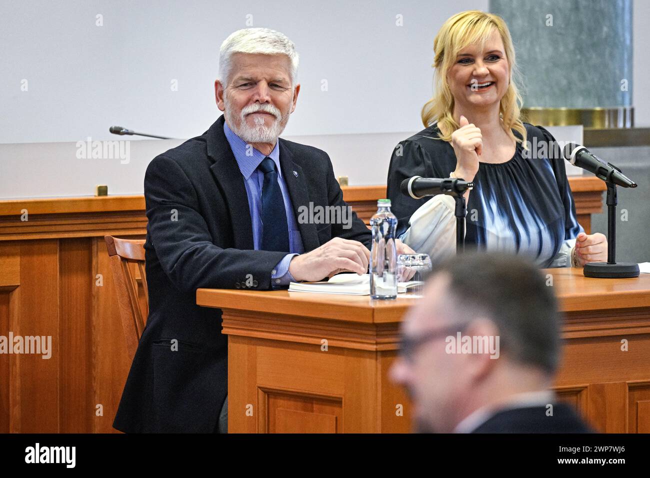 Prague, Czech Republic. 06th Mar, 2024. Czech President Petr Pavel ...