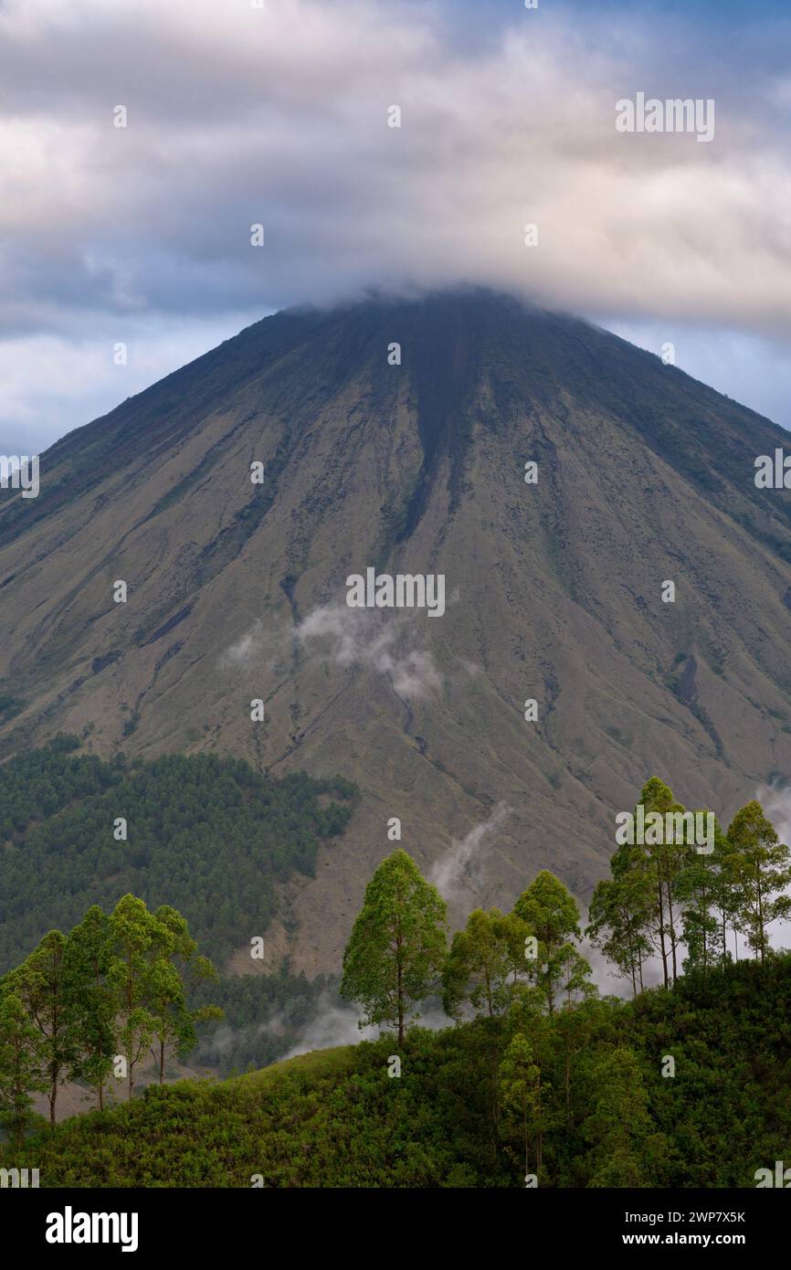 The Inerie volcano on Flores island in Indonesia Stock Photo - Alamy