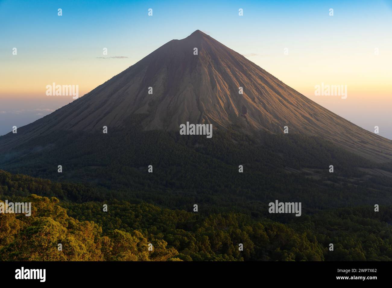 The Inerie volcano on Flores island in Indonesia Stock Photo - Alamy