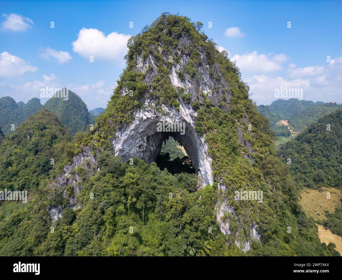 A scenic view of Angel Eye mountain in Northern Vietnam Stock Photo - Alamy