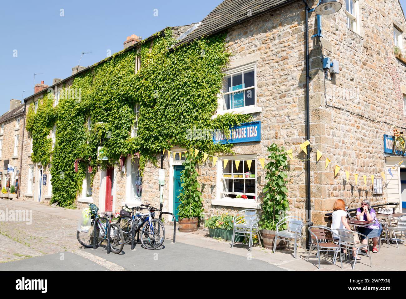 The town square, Masham, North Yorkshire, UK Stock Photo - Alamy