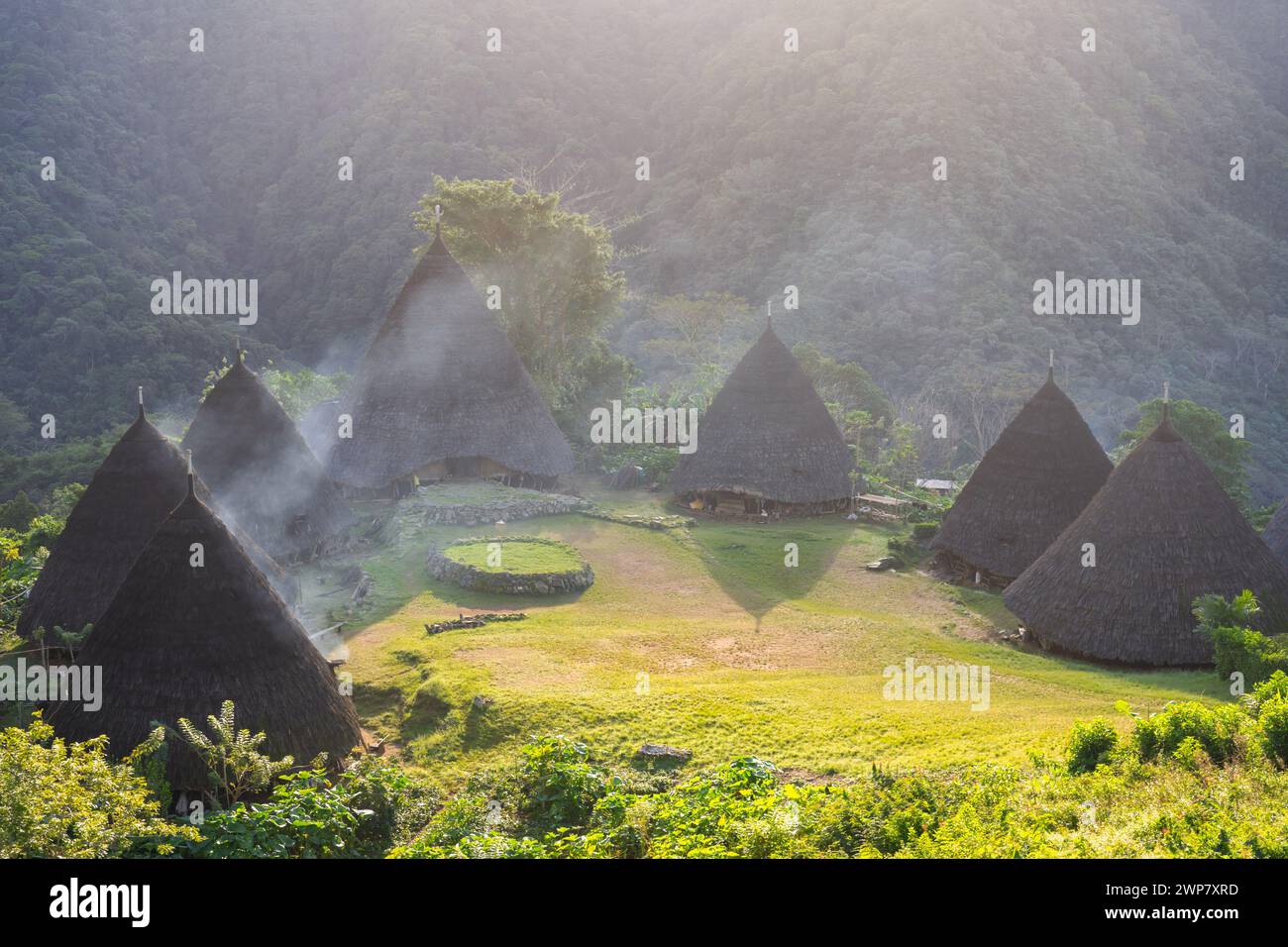 The Wae Rebo village in Indonesia's Flores Island Stock Photo - Alamy