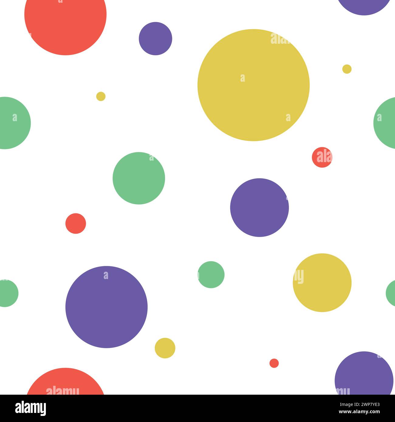 Seamless pattern with colorful circles. Endless pattern for background ...