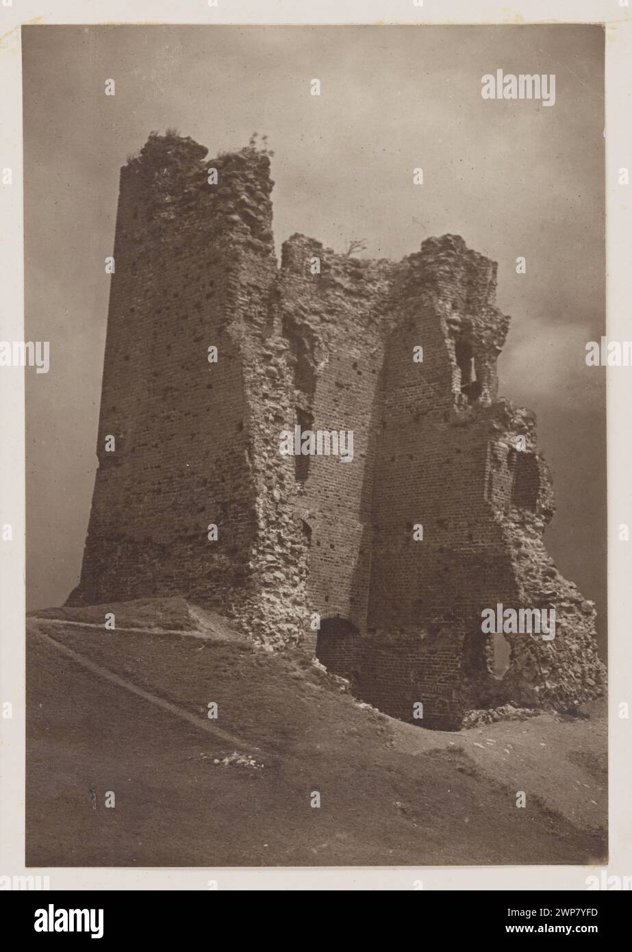 Nowogródek Castle photographed by Jan Bułhak in 1921, showing castle ...