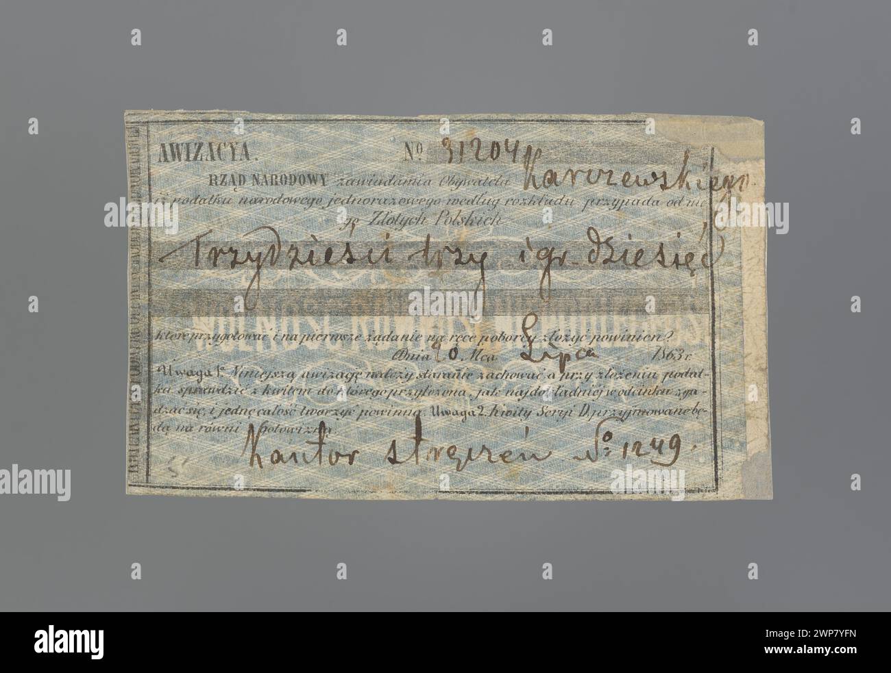 Tax form official document hi-res stock photography and images - Alamy
