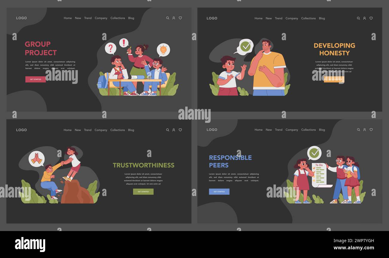 Child Responsibility concept. Teaching kids daily tasks, honest ...