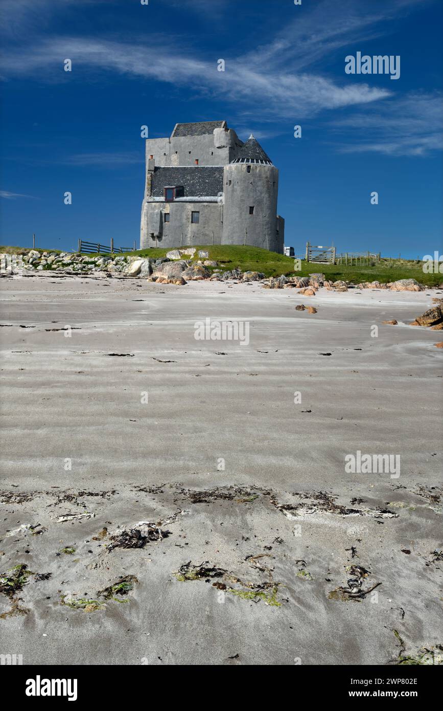 The Old Breachacha Castle on the Inner Hebridean Isle of Coll, Scotland ...