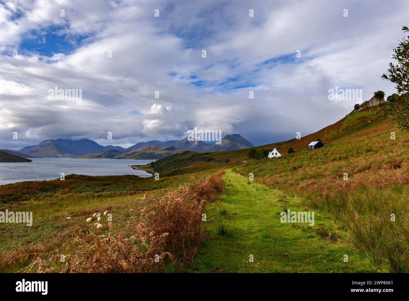 The track to hallaig at North Fearns on The isle of Raasay, Inner ...
