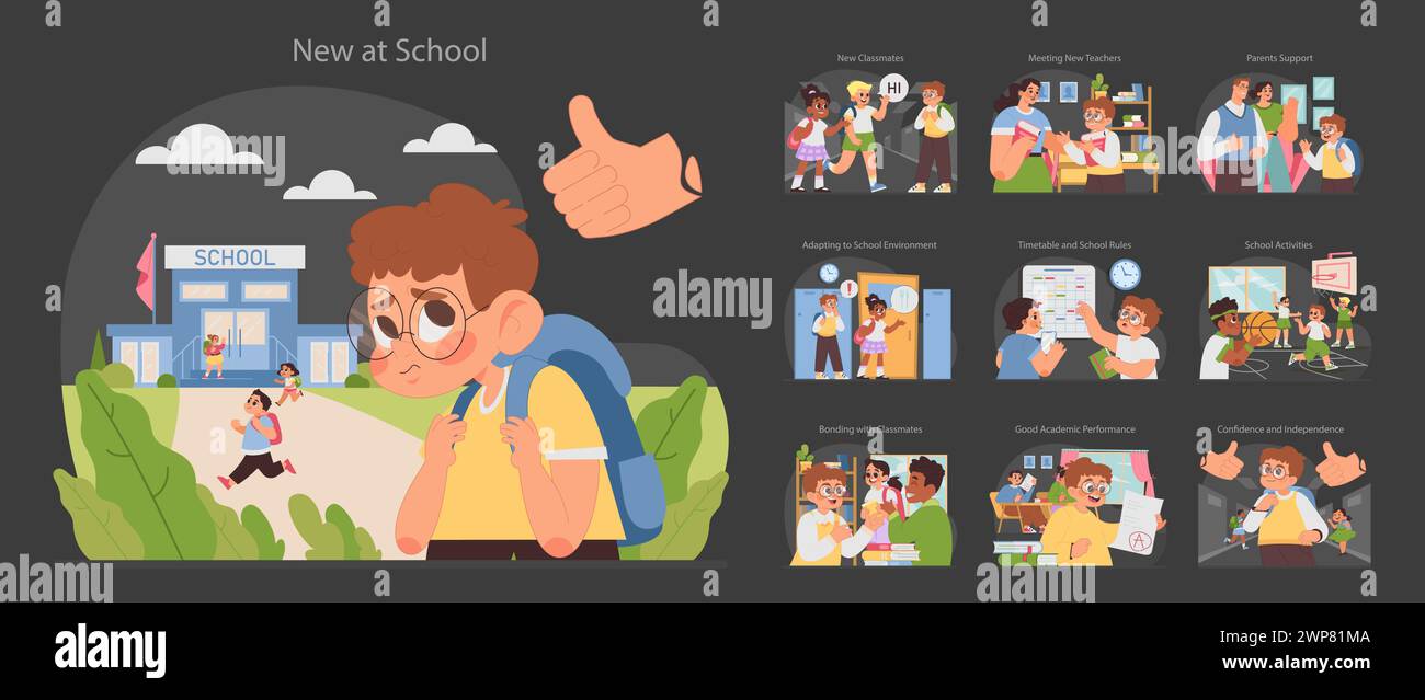 Elementary teachers parents Stock Vector Images - Alamy