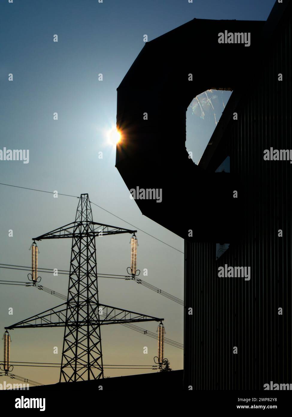 I love electricity pylons; I find their abstract, gaunt shapes ...