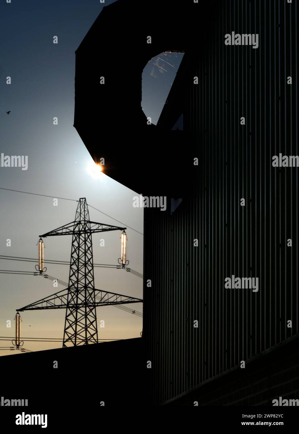 I love electricity pylons; I find their abstract, gaunt shapes ...