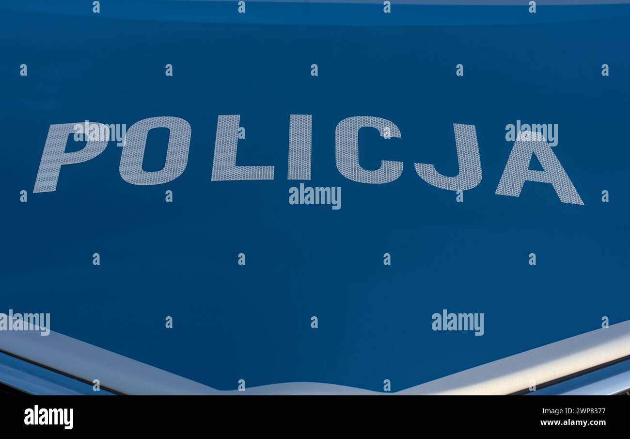 Car police badge hi-res stock photography and images - Alamy