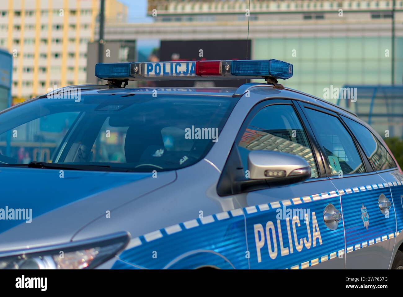 Police patrol lights on hi-res stock photography and images - Alamy
