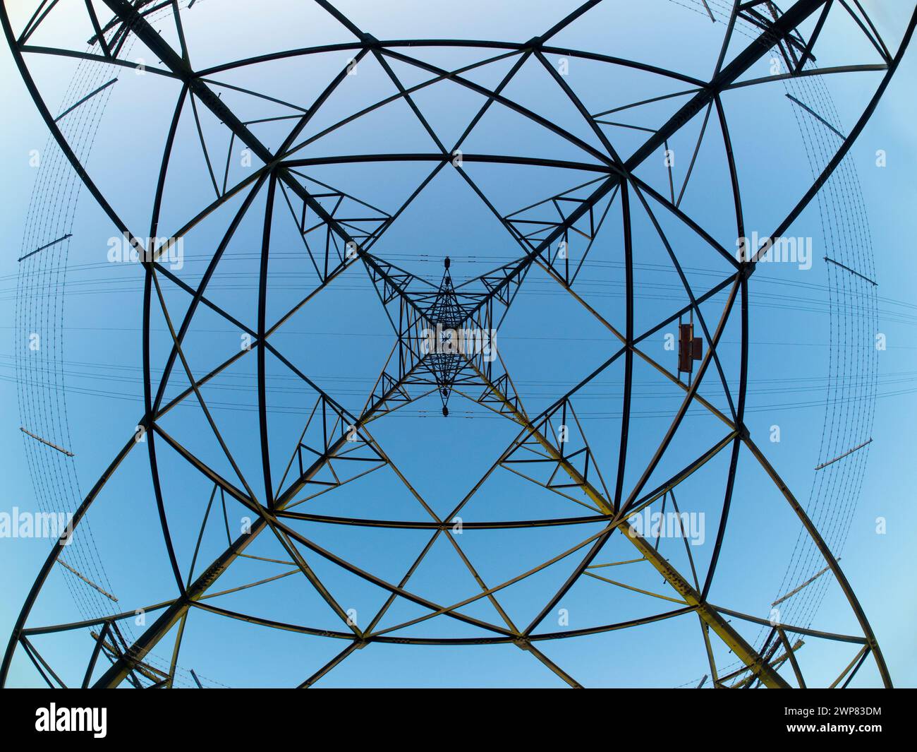 I love electricity pylons; I find their abstract, gaunt shapes ...