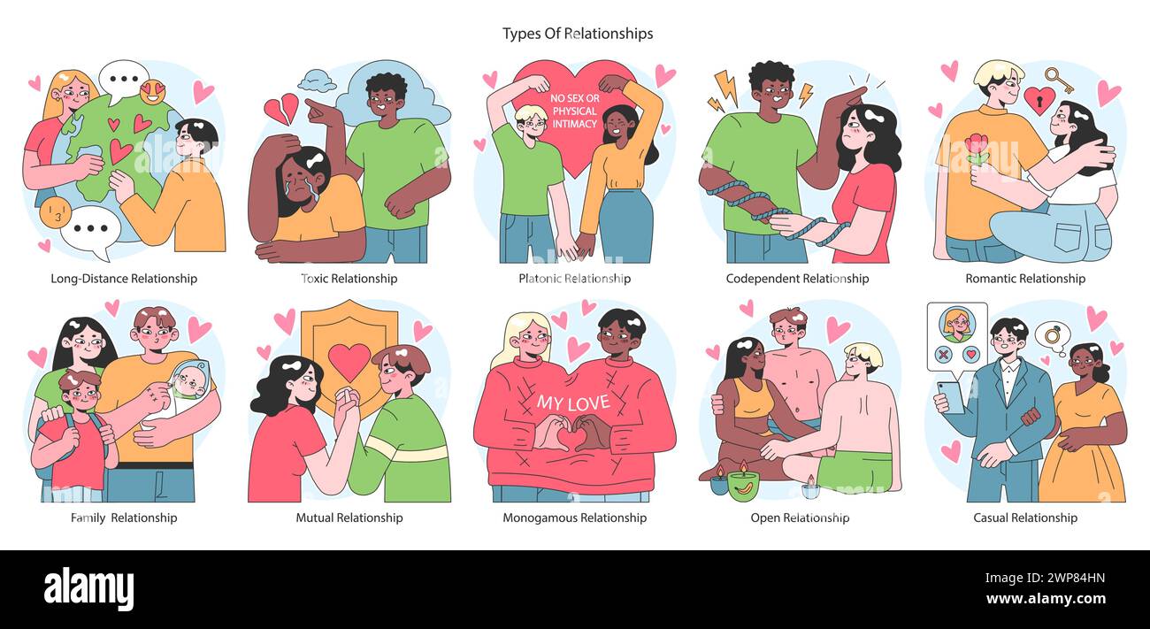 Interpersonal connections Stock Vector Images - Alamy