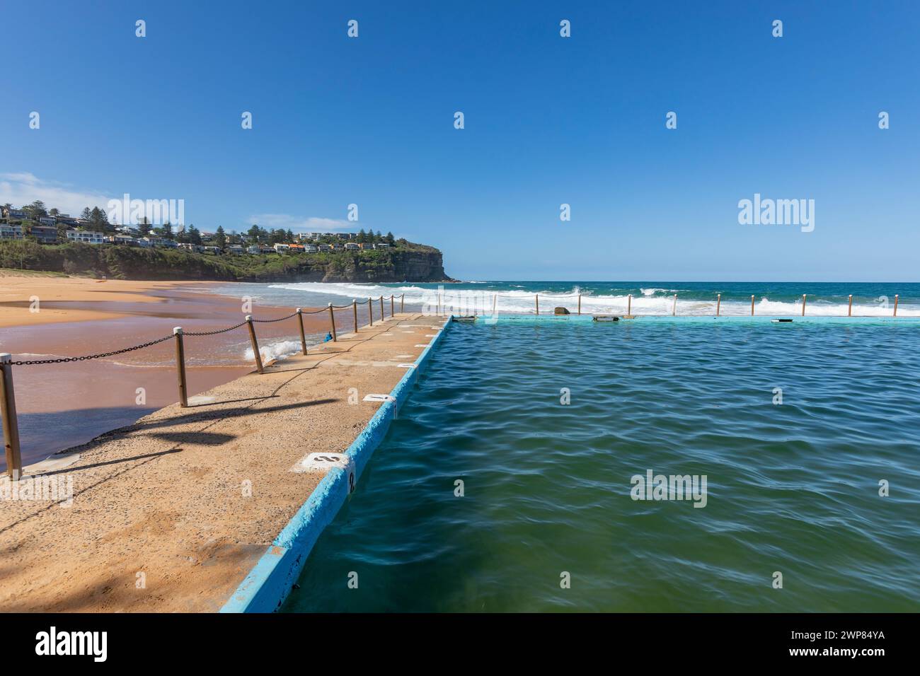 Bilgola Beach, one of the Sydney northern beaches, and its ocean ...