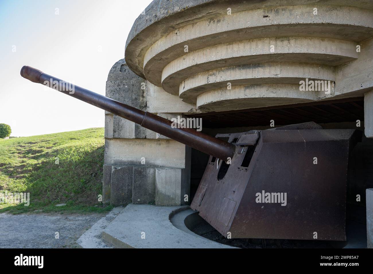 German bunker of Longues-sur-Mer battery (Batterie de Longues-sur-Mer ...