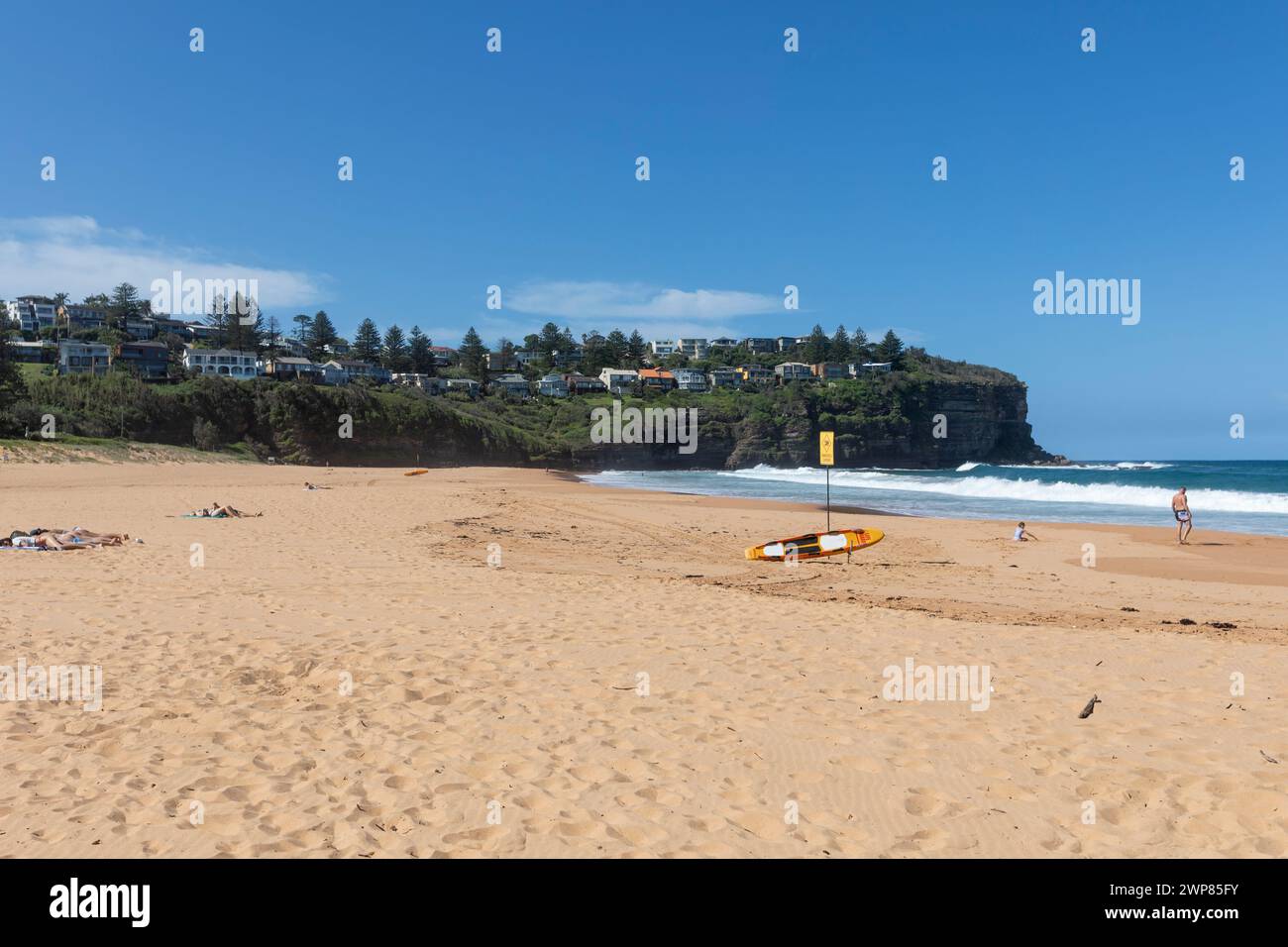 Bilgola Beach, one of Sydneys northern beaches on the east coast,NSW ...