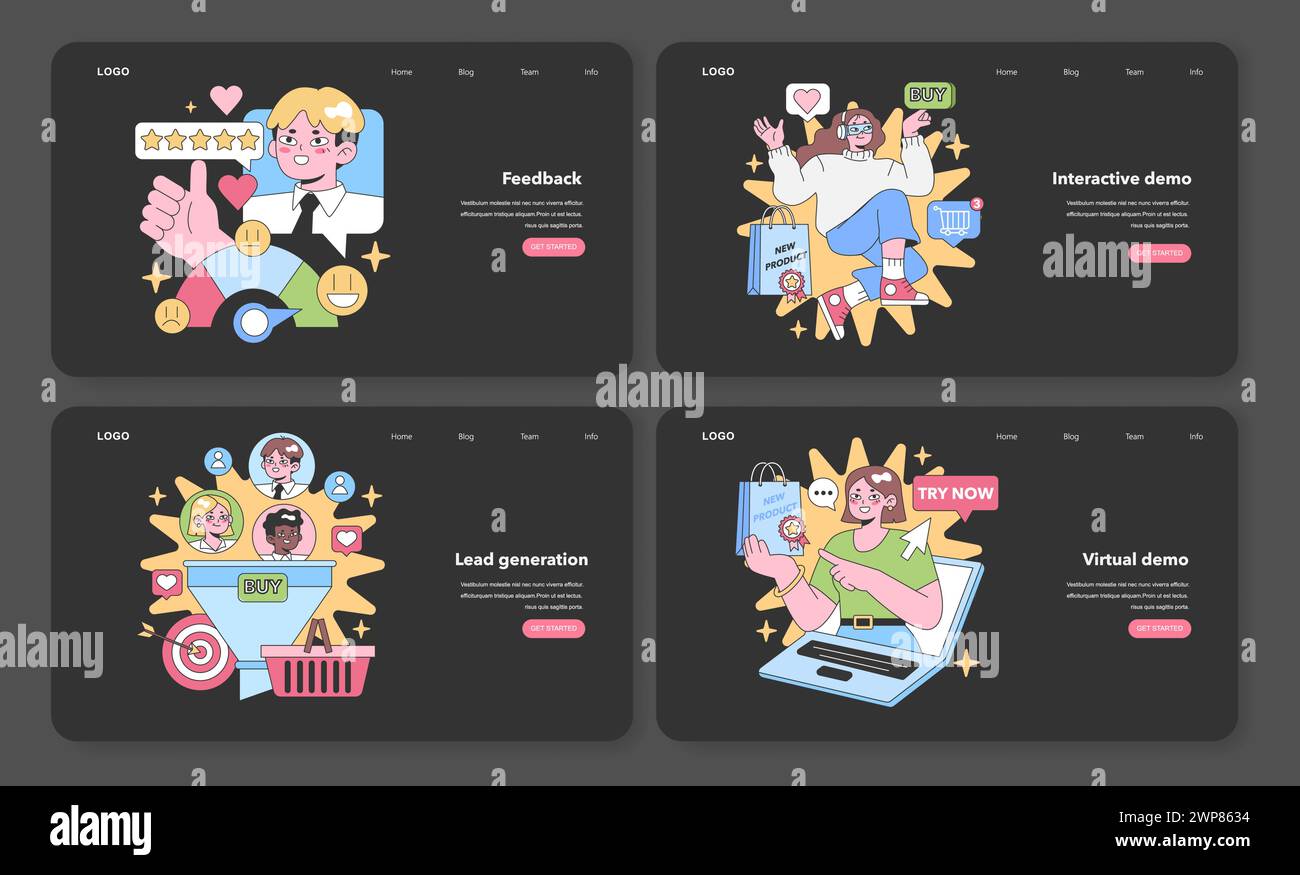 E-Commerce Dynamics set. Captures feedback collection, engaging ...