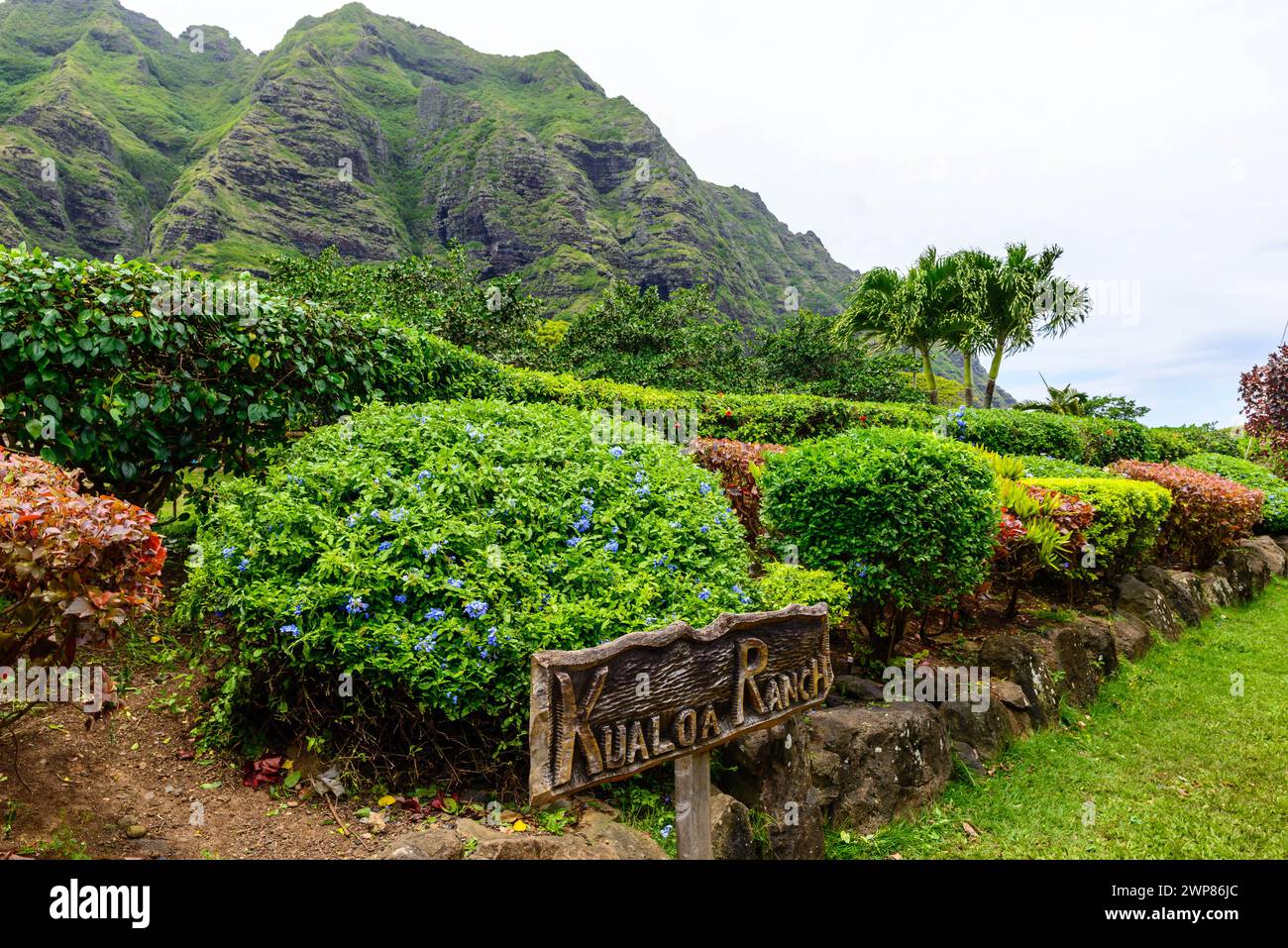 The iconic Kualoa Ranch in Hawaii, USA Stock Photo - Alamy