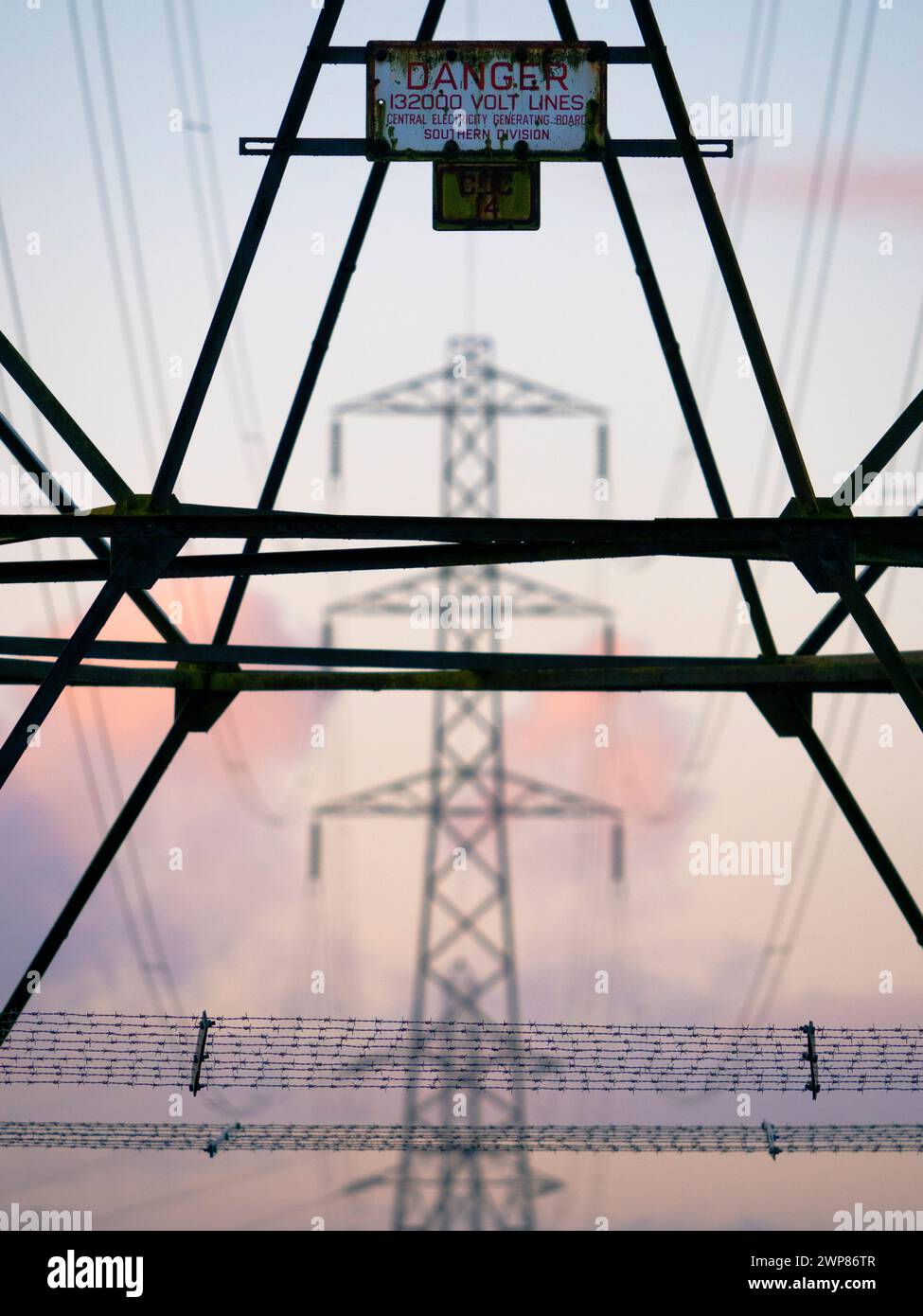 I love electricity pylons; I find their abstract, gaunt shapes ...