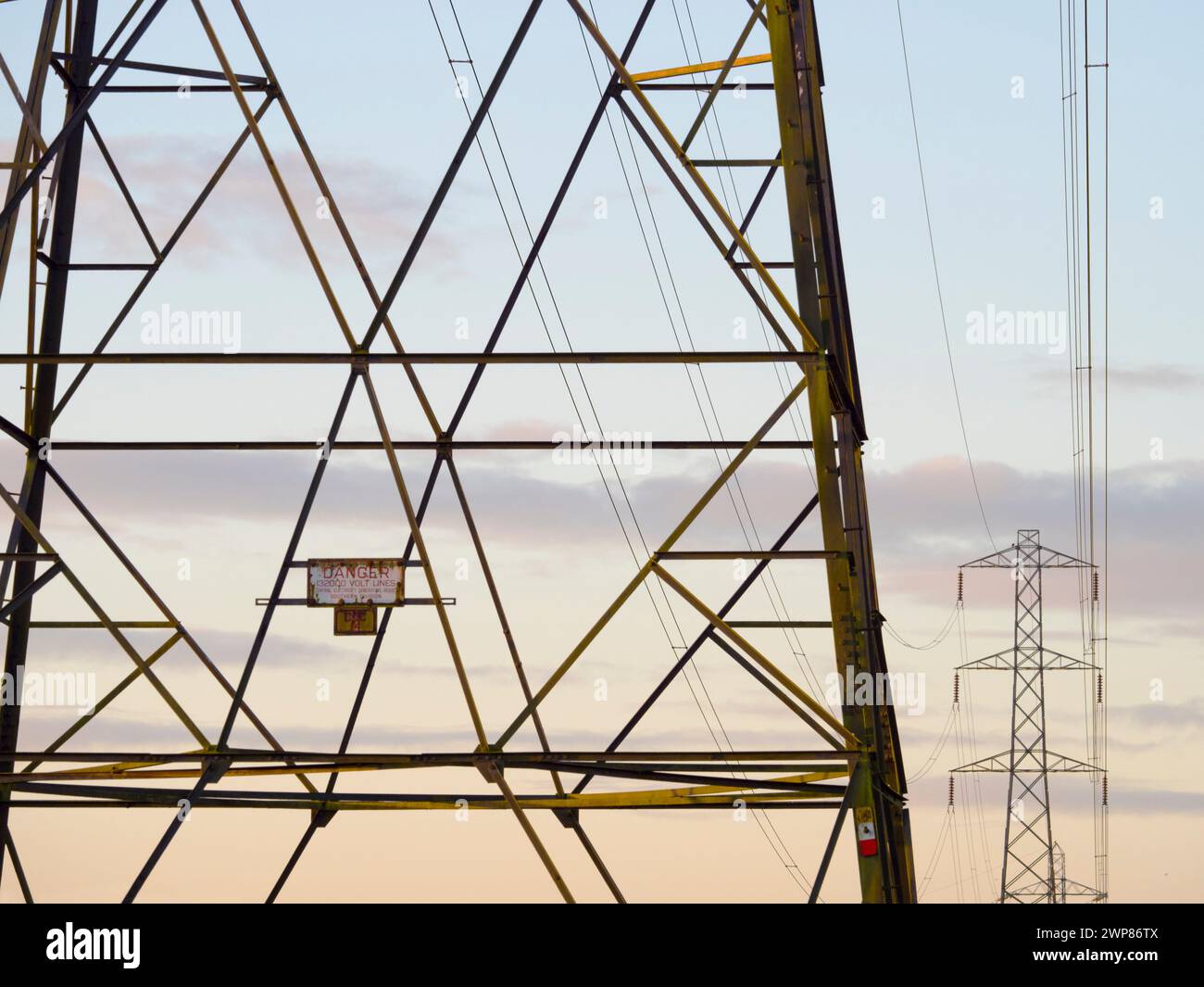 I love electricity pylons; I find their abstract, gaunt shapes ...