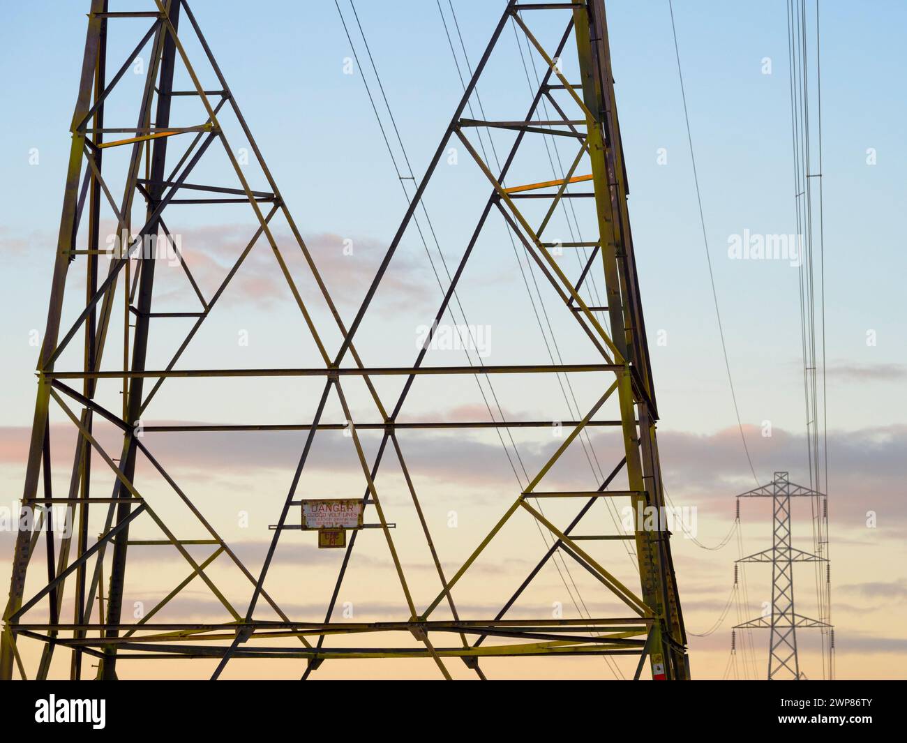 I love electricity pylons; I find their abstract, gaunt shapes ...