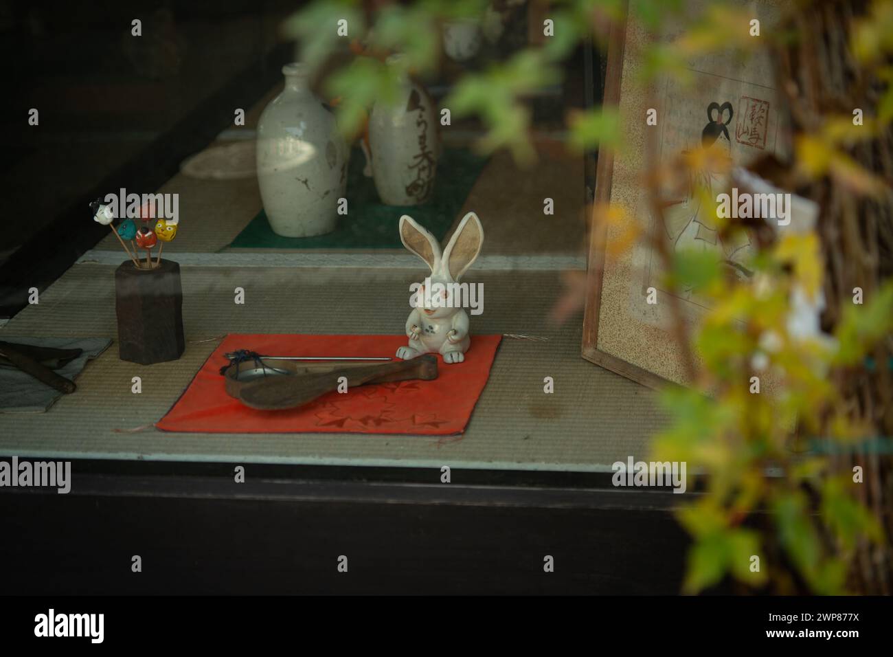 Japanese Pottery rabit Stock Photo - Alamy