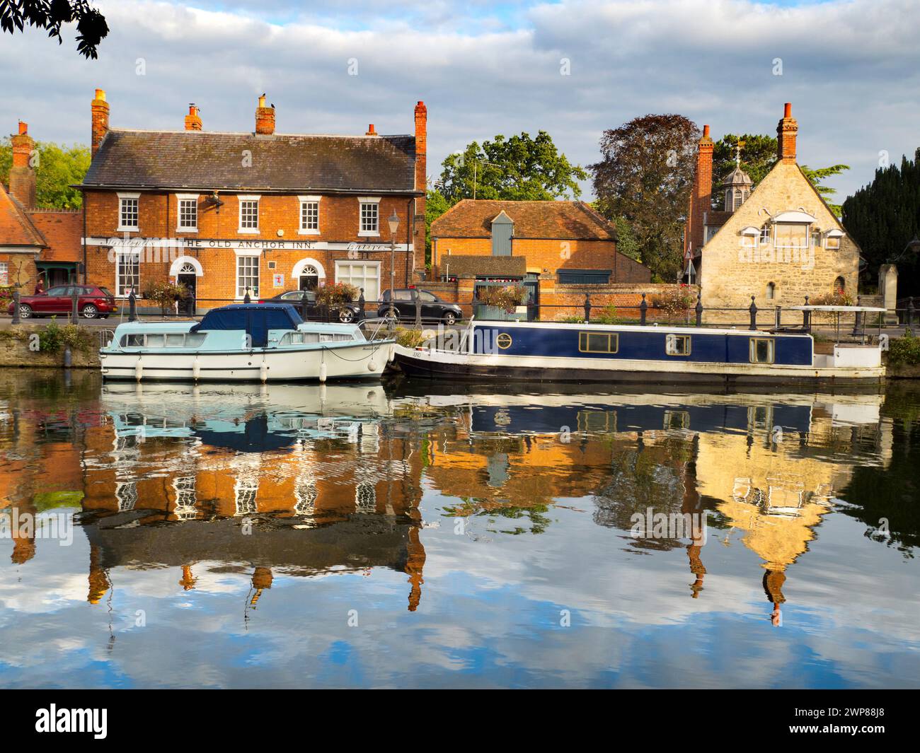 Saint Helen's Wharf is a noted beauty spot on the River Thames, just ...