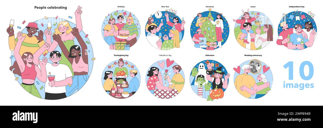 Personal milestones Stock Vector Images - Alamy