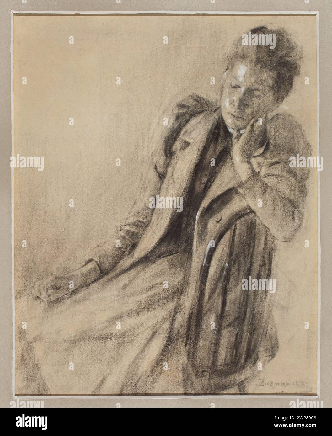 Portrait of the young girl; God, Olga (1865-1940); after 1886 (1886-00 ...