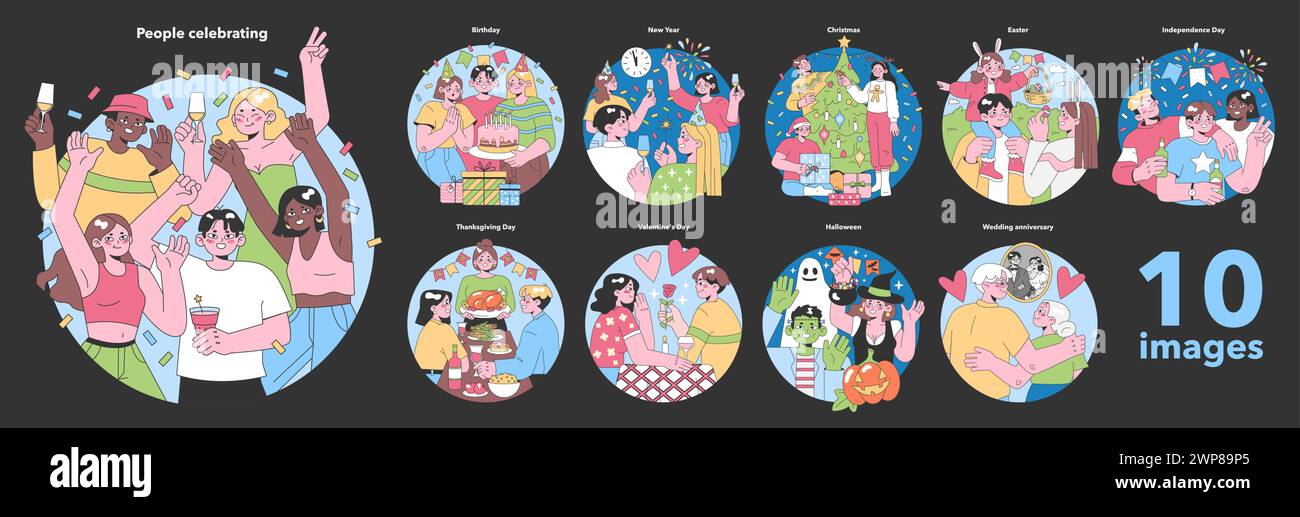 Cultural milestones Stock Vector Images - Alamy